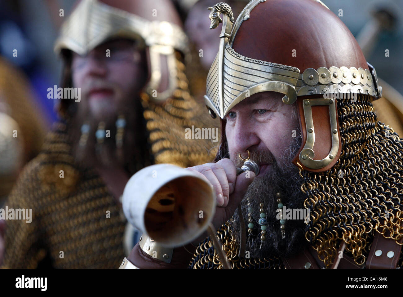 Up Helly Aa festival Stock Photo - Alamy