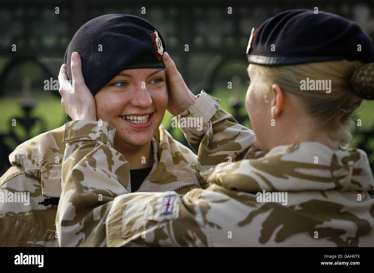 Medical technicians with general support medical regiment from left hi ...