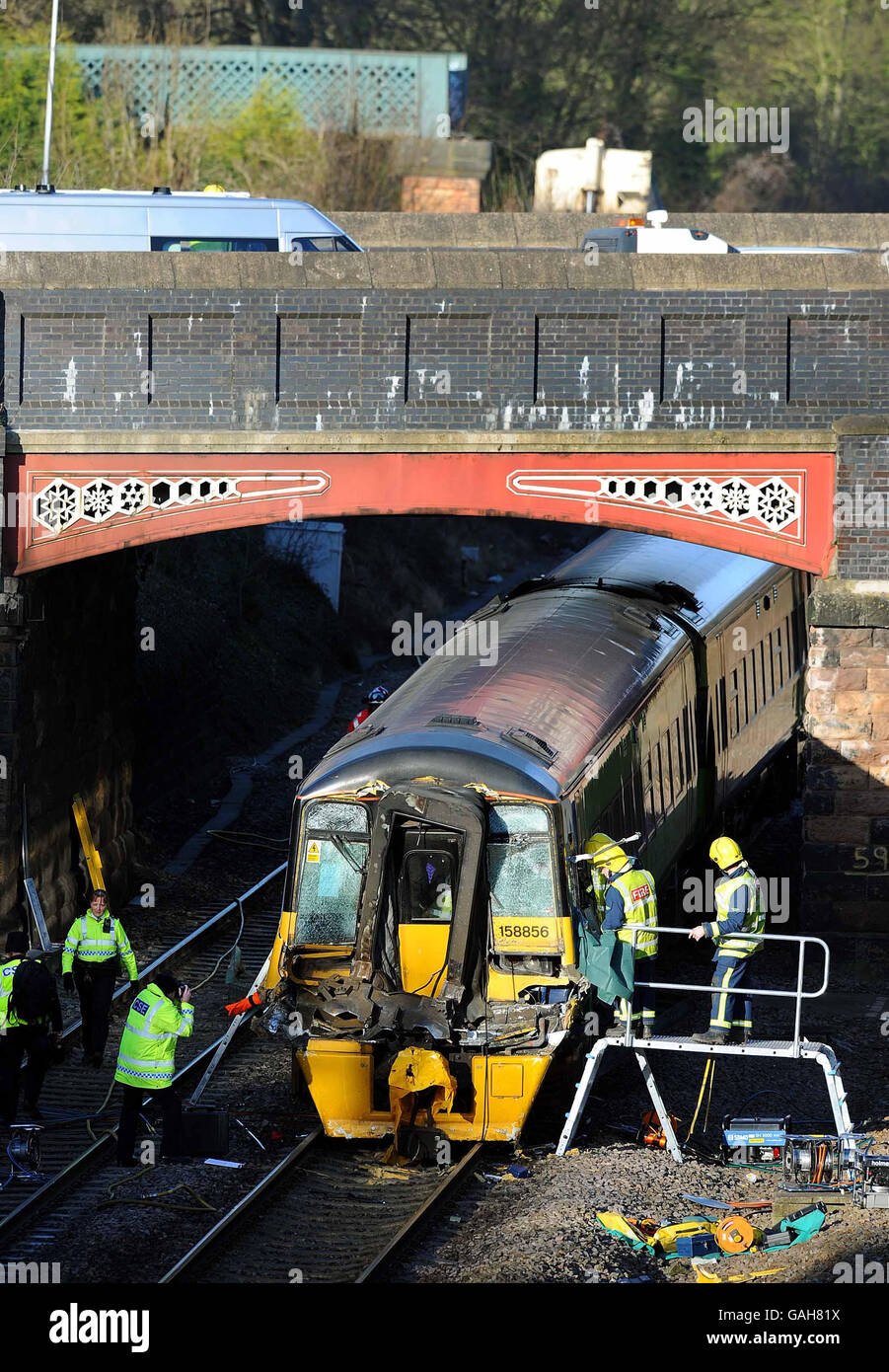 The Nottingham to Norwich train which crashed at Barrow Old Station in ...