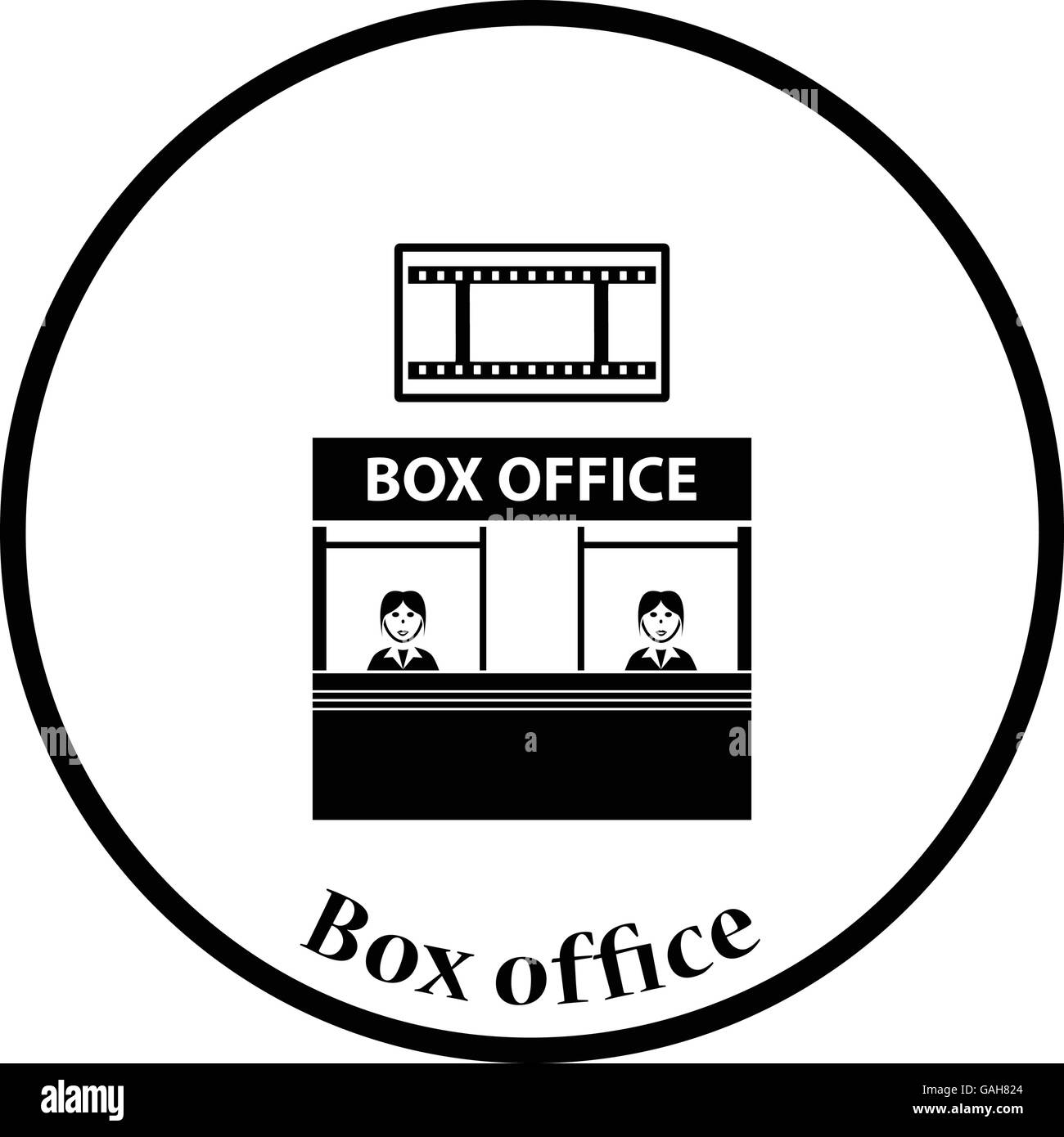 Vintage cinema ticket booth hi-res stock photography and images - Alamy