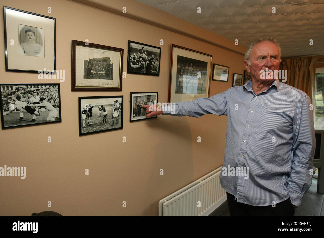 Soccer - 50th Anniversary Of The Munich Air Disaster. Harry Gregg, who ...