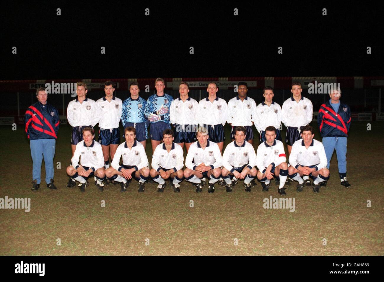 SEMI-PRO INTERNATIONAL SOCCER. ENGLAND TEAM GROUP Stock Photo - Alamy