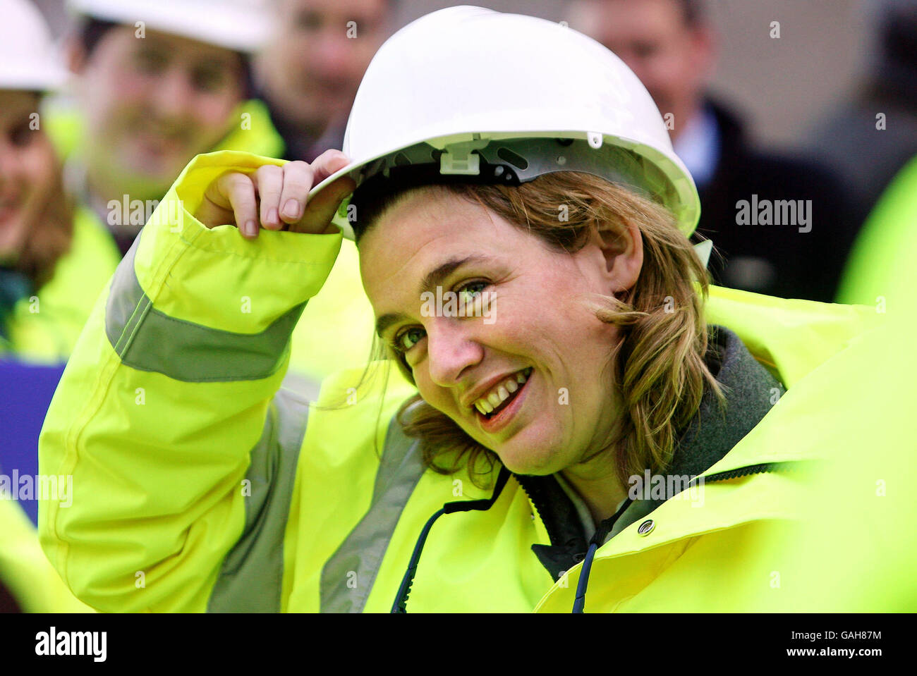 Transport Secretary Ruth Kelly near the A3 at Hindhead to witness the ...