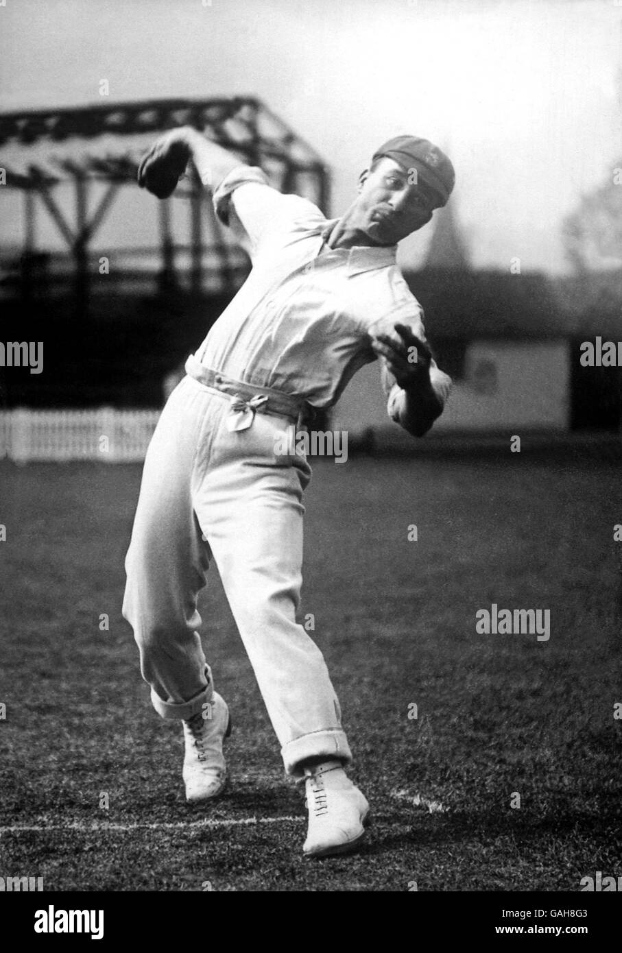 Cricket. Tich Freeman, Kent Stock Photo - Alamy