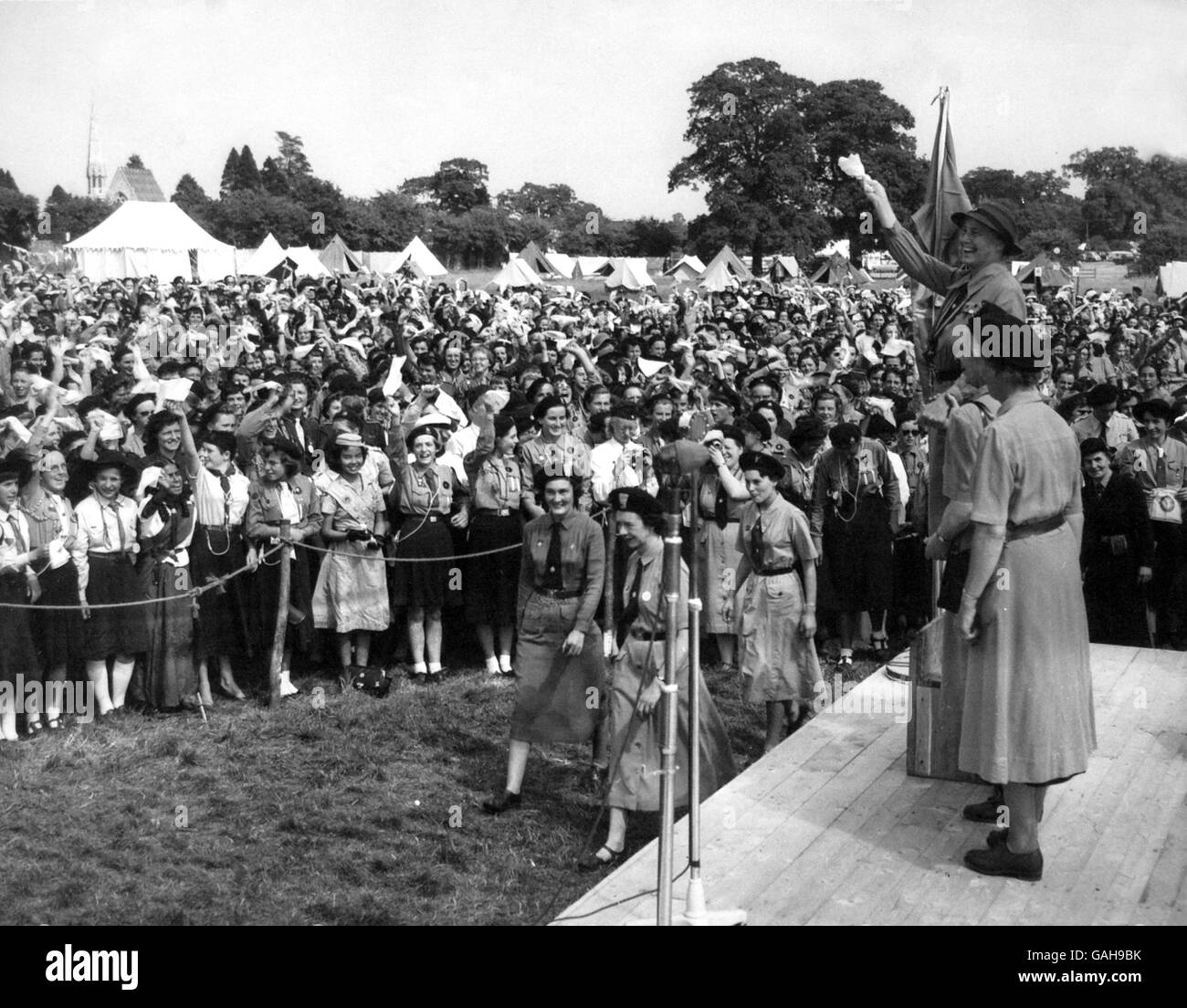 Girl Guide World Camp, Windsor Great Park Stock Photo - Alamy
