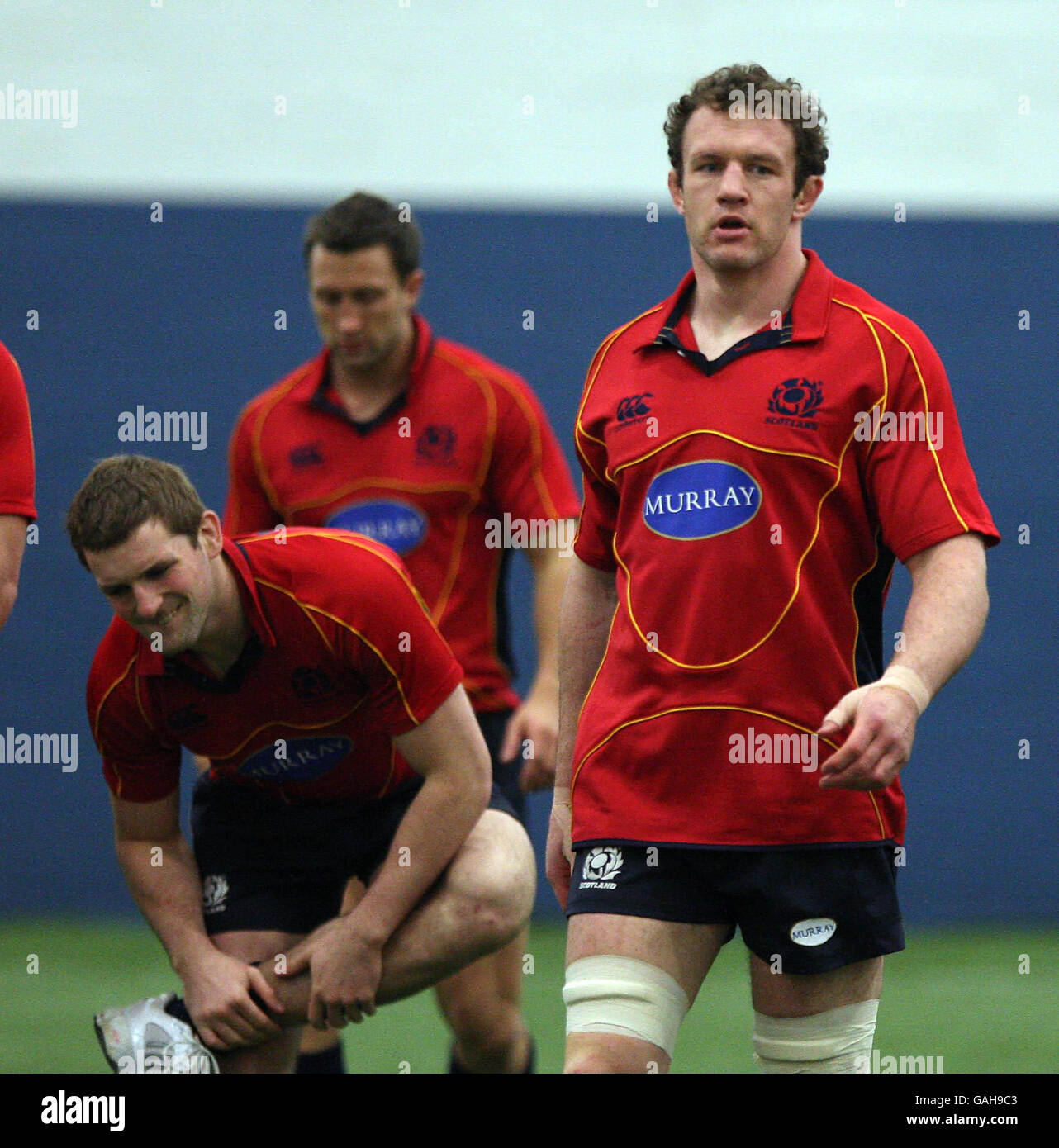 Scotland's Captain Jason White during a training session on at Heriot ...