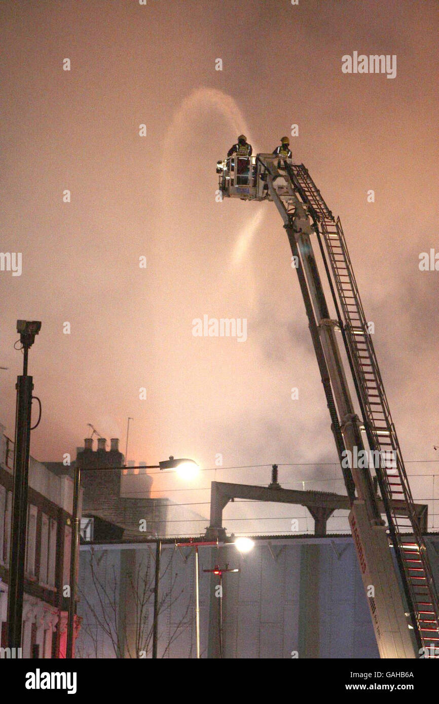 Major fire consumes famous market hi-res stock photography and images ...