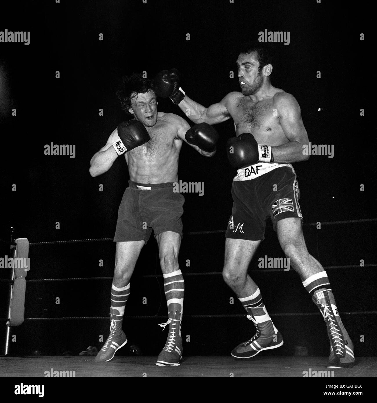 Former World Middleweight Champion Alan Minter High Resolution Stock ...