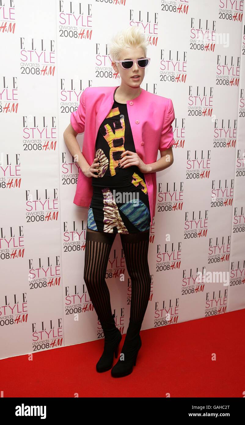 Agyness Deyn arrives for the ELLE Style Awards 2008, The Westway, off ...