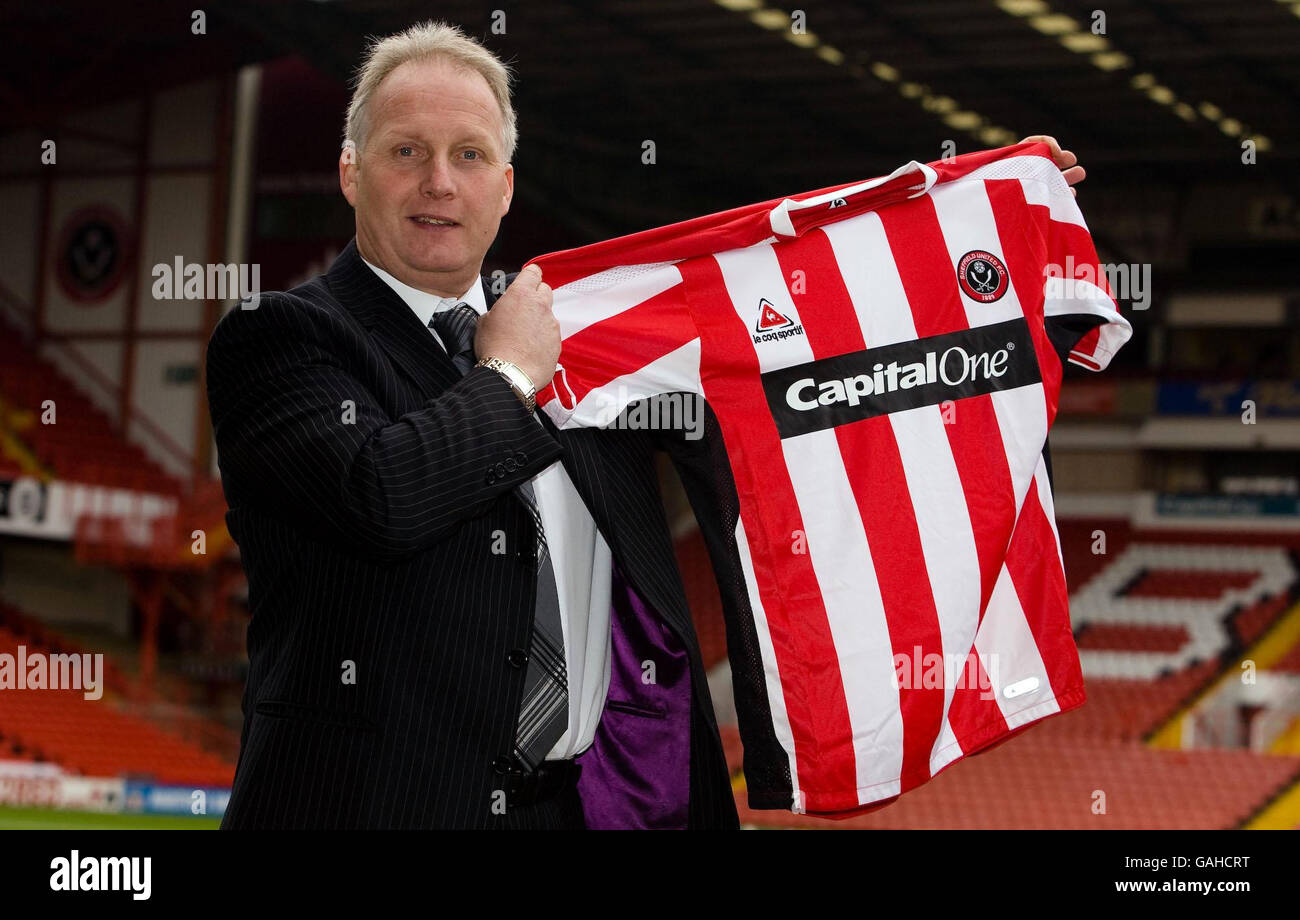 New sheffield united manager kevin blackwell bramall lane hi-res stock ...