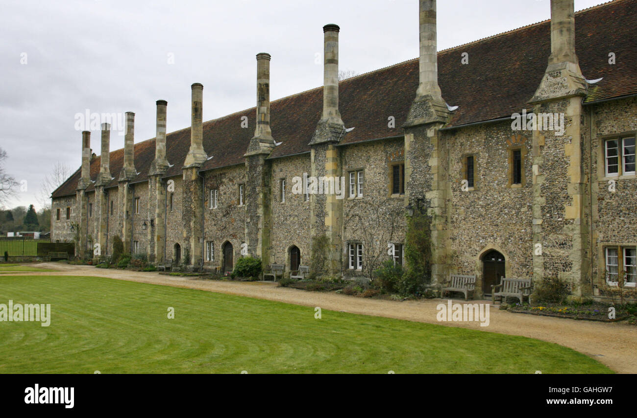A general view of the Hospital of St Cross and Almshouse of Noble ...