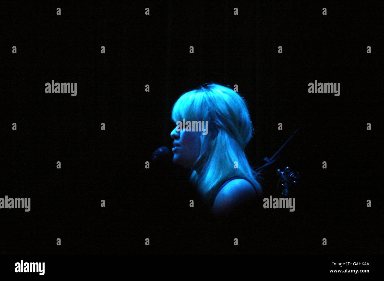 Welsh singer Duffy performs at the Pigalle Club, Piccadilly, London ...