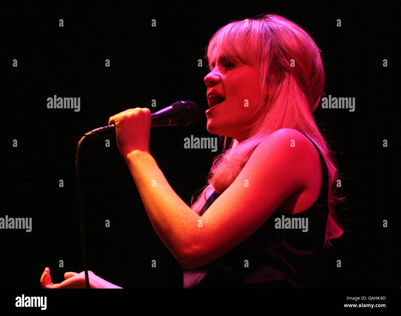 Duffy in concert - London Stock Photo - Alamy