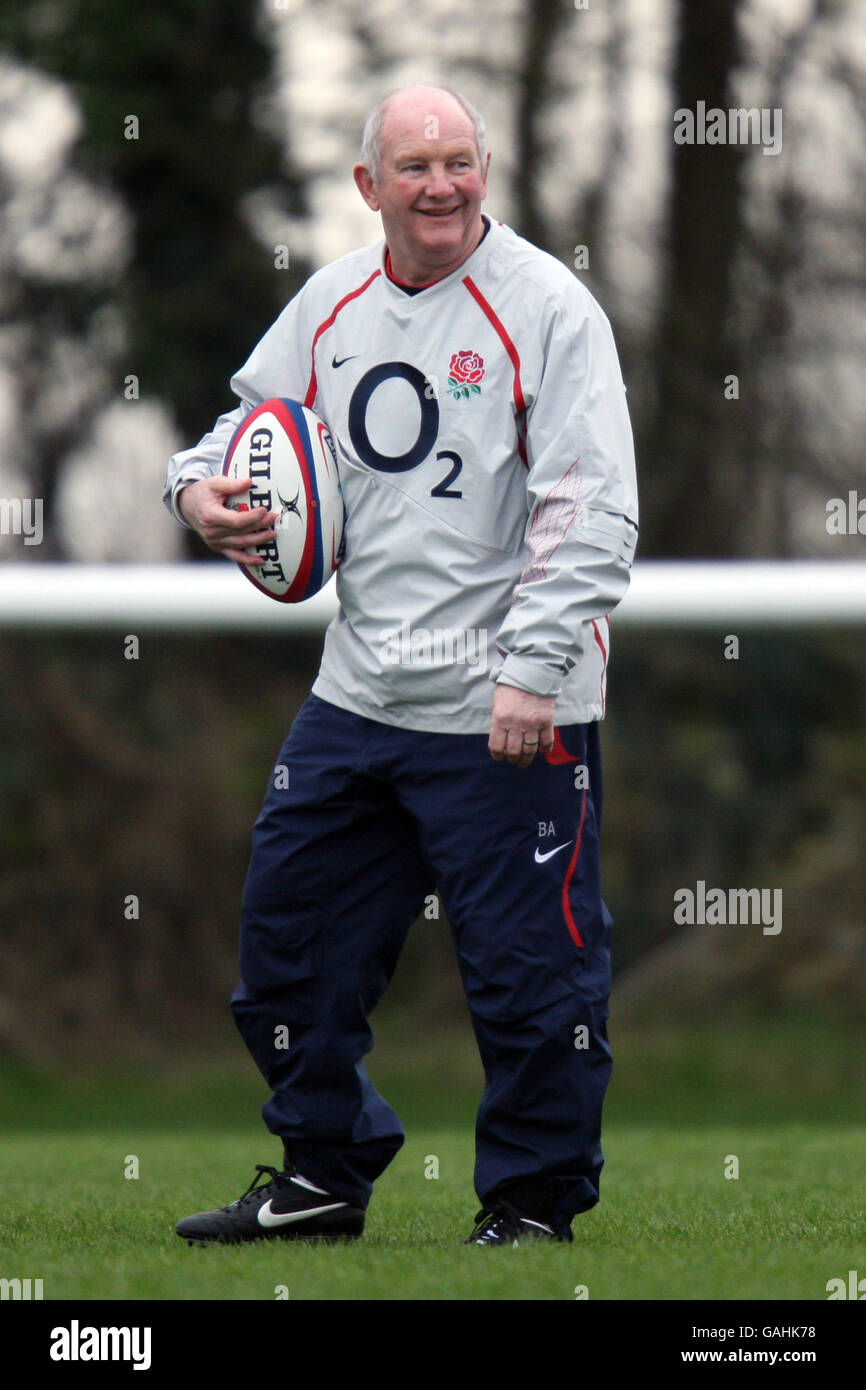 Rugby Union - England Training - Bath University. England coach Brian ...