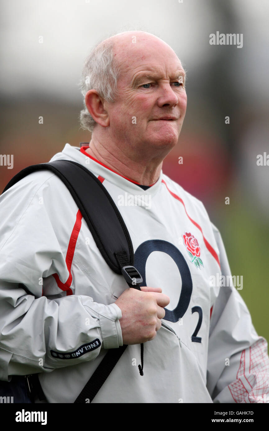 Rugby Union - England Training - Bath University. England coach Brian ...
