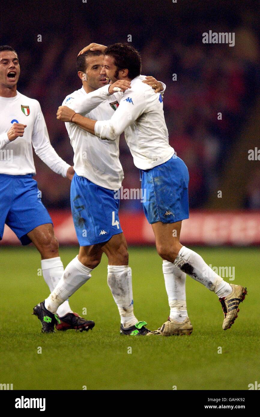 Soccer european championships 2004 qualifier group nine italy v wales ...