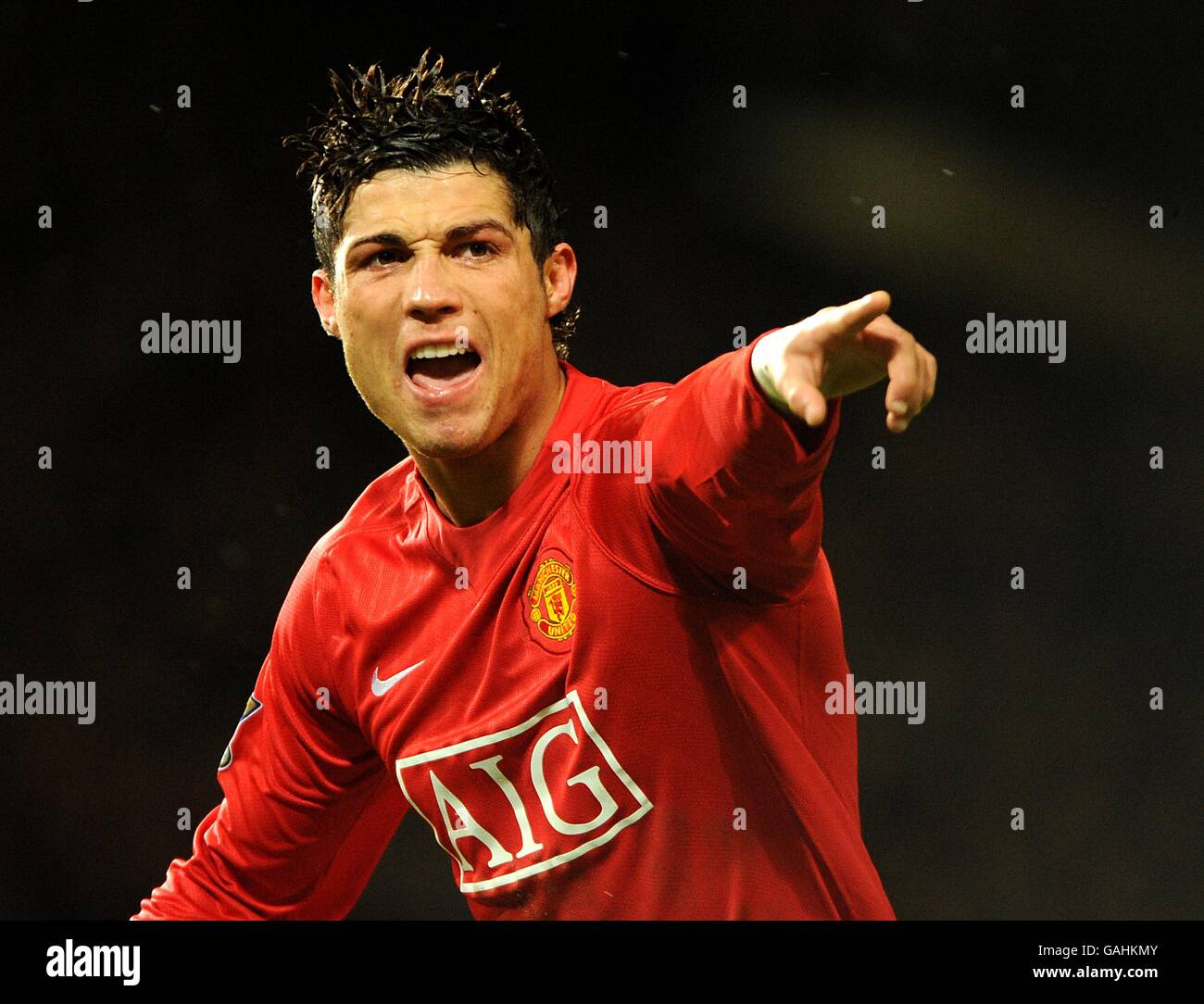 Cristiano ronaldo manchester united head hi-res stock photography and ...