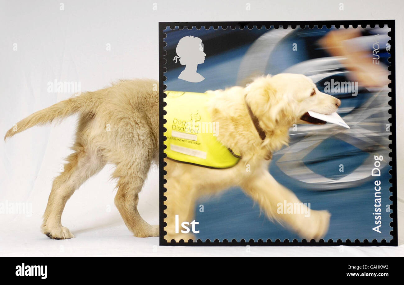 Working Dogs stamps Stock Photo - Alamy