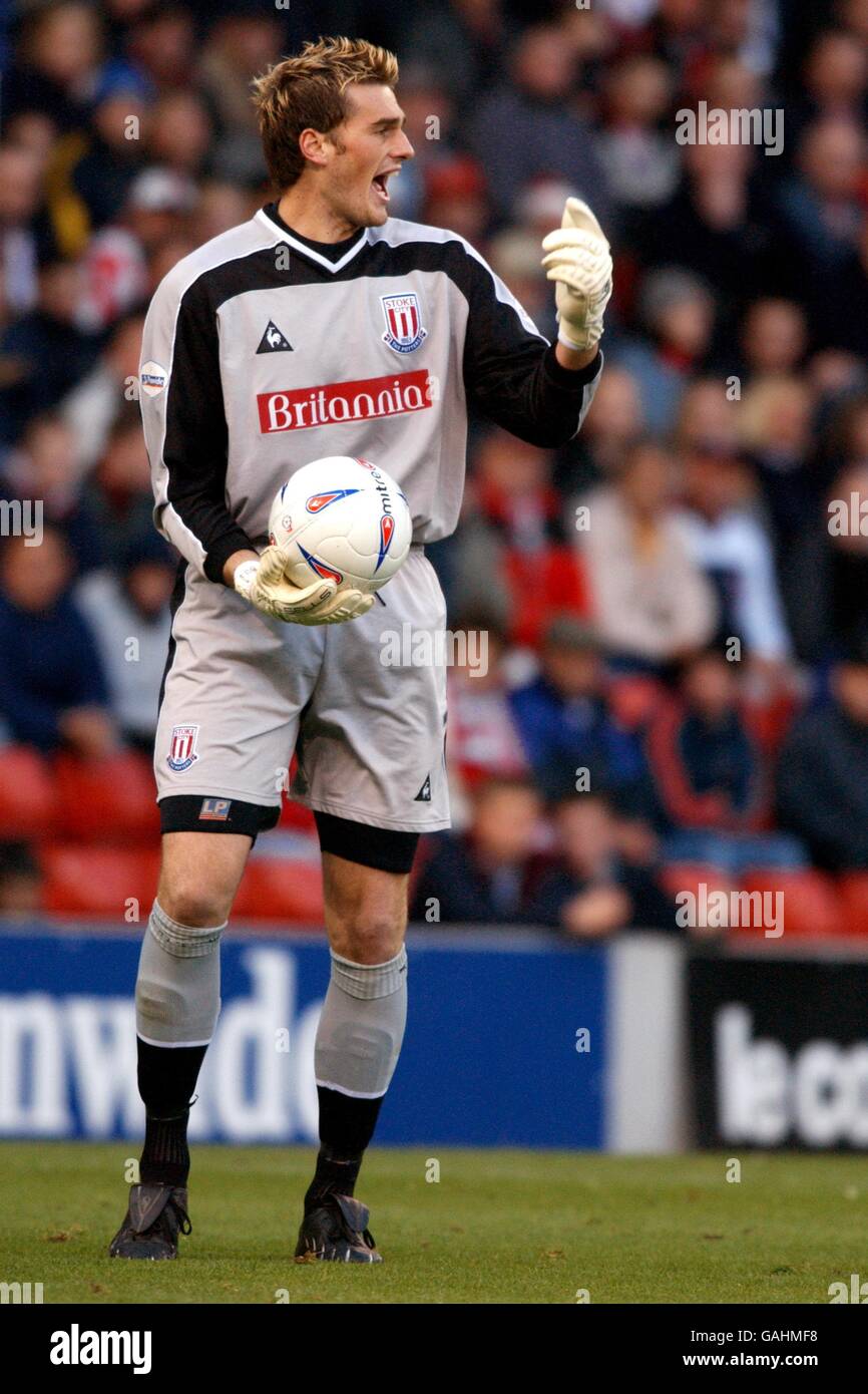 Stoke city goalkeeper neil cutler hi-res stock photography and images ...