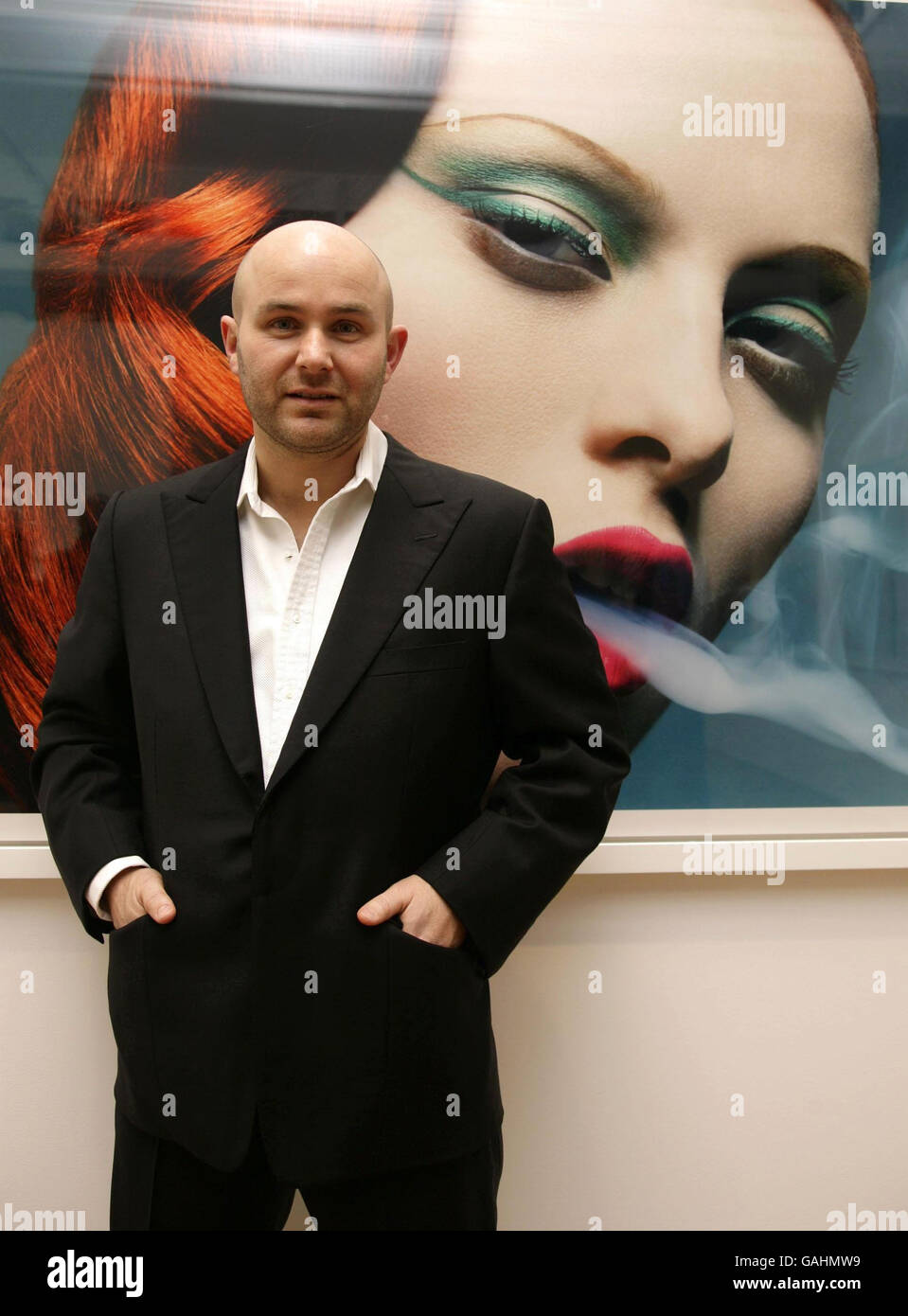 Solve Sundsbo exhibition launch at Spring Studios - London Stock Photo ...