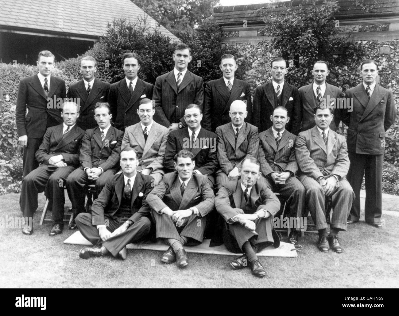 The England team to tour Australia, pictured at Lord's on the eve of ...
