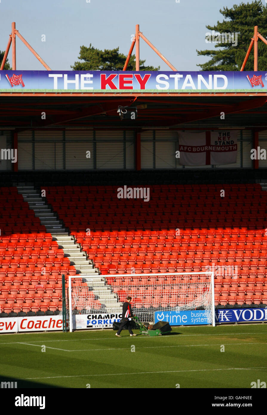 Soccer - General View of Dean Court Ground Stock Photo - Alamy