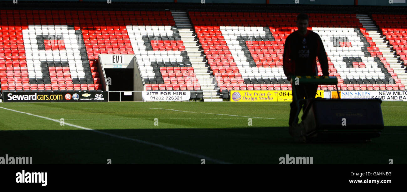 Soccer general view of dean court ground hi-res stock photography and ...