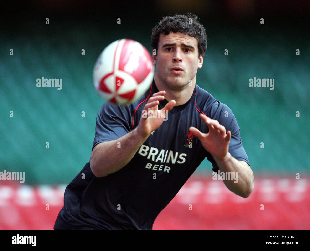 Rugby Union - Wales Captains Run - Millennium Stadium Stock Photo - Alamy
