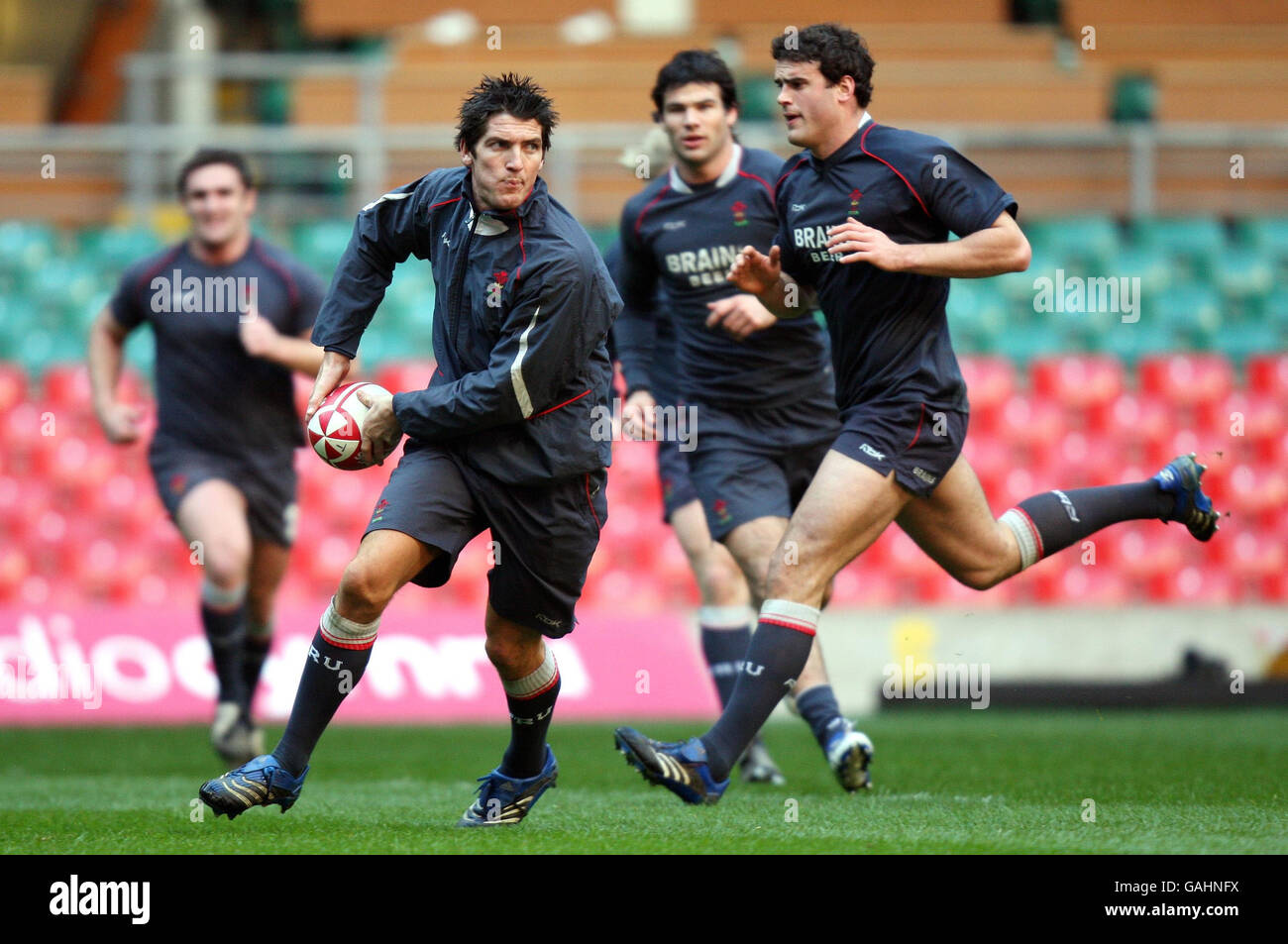 Rugby Union - Wales Captains Run - Millennium Stadium Stock Photo - Alamy