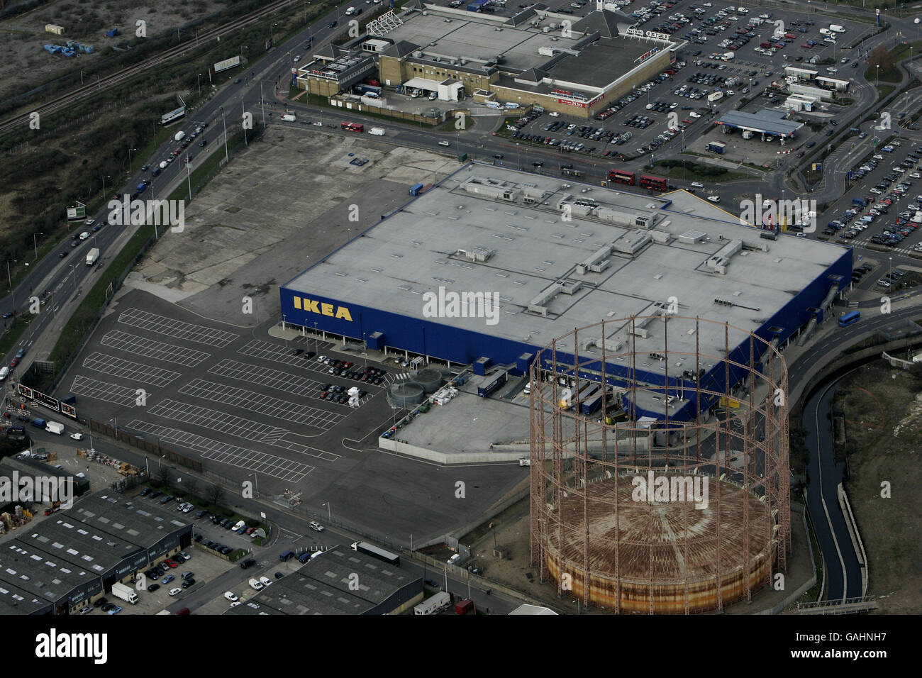 Aerial View of an Ikea Store Stock Photo - Alamy