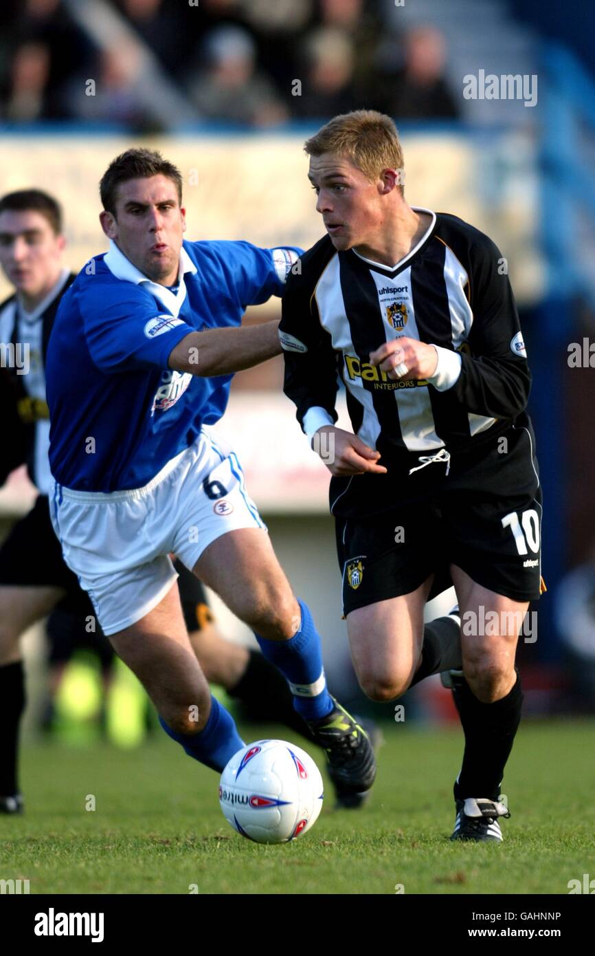 Chesterfield's Stuart Howson can't keep pace with Notts County's Danny ...