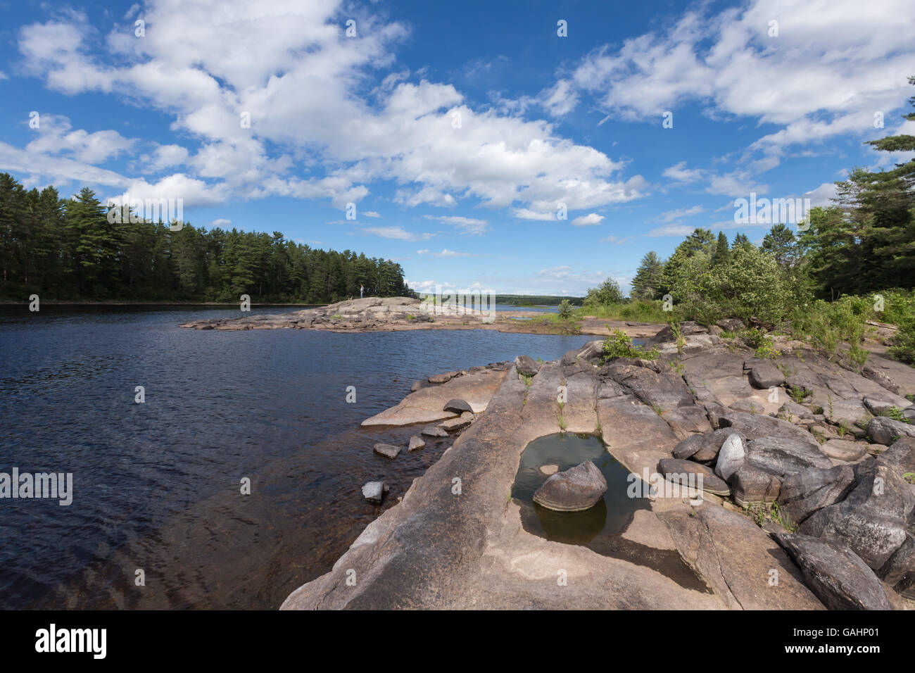 Algonquin Park lakes, rivers and forests Stock Photo - Alamy