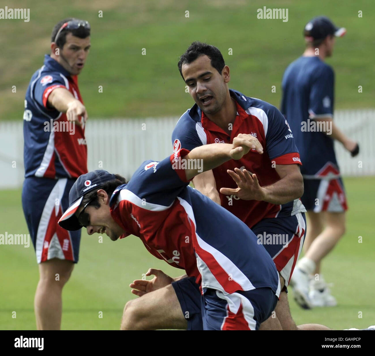 Cricket england training seddon park hi-res stock photography and ...