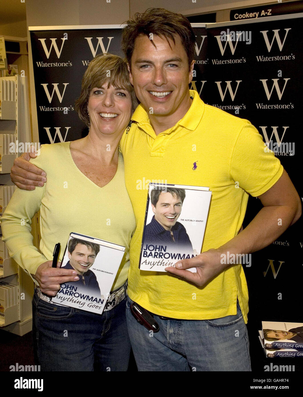 John Barrowman signs copies of his autobiography ('Anything Goes') with ...