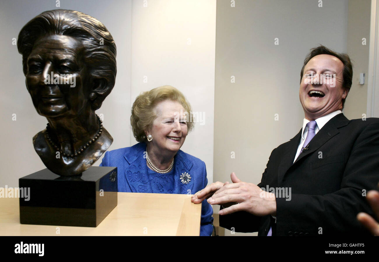 Statue of lady thatcher unveiled hi-res stock photography and images ...