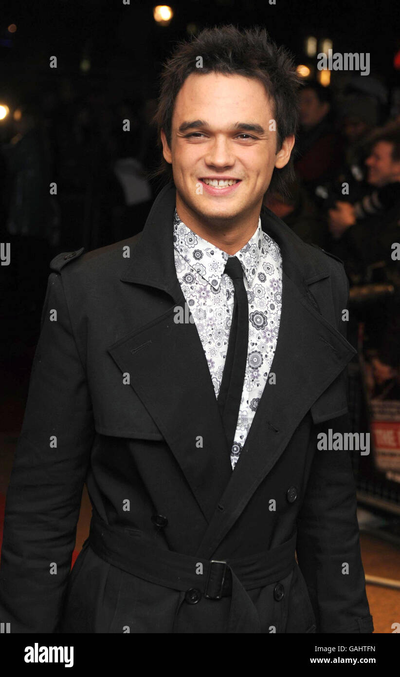 Gareth Gates arrives for the World Premiere of The Bank Job, at the ...