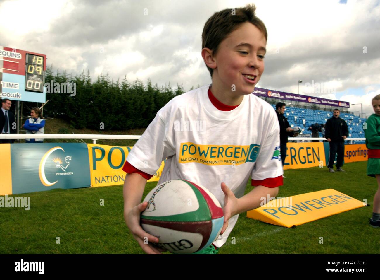 Rugby Union - Powergen Community Launch Stock Photo - Alamy