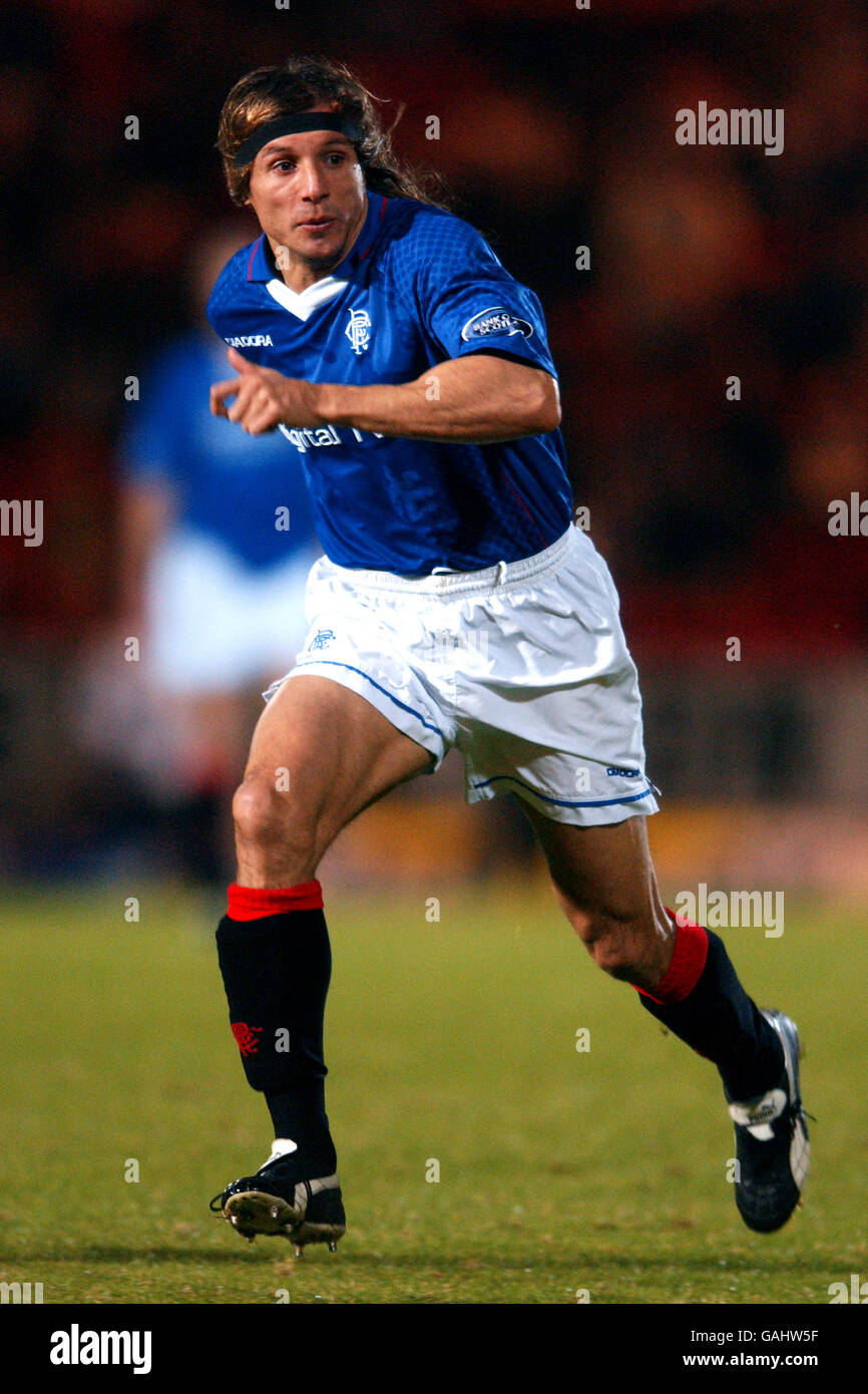 Scottish soccer cis insurance cup quarter final dunfermline v rangers ...