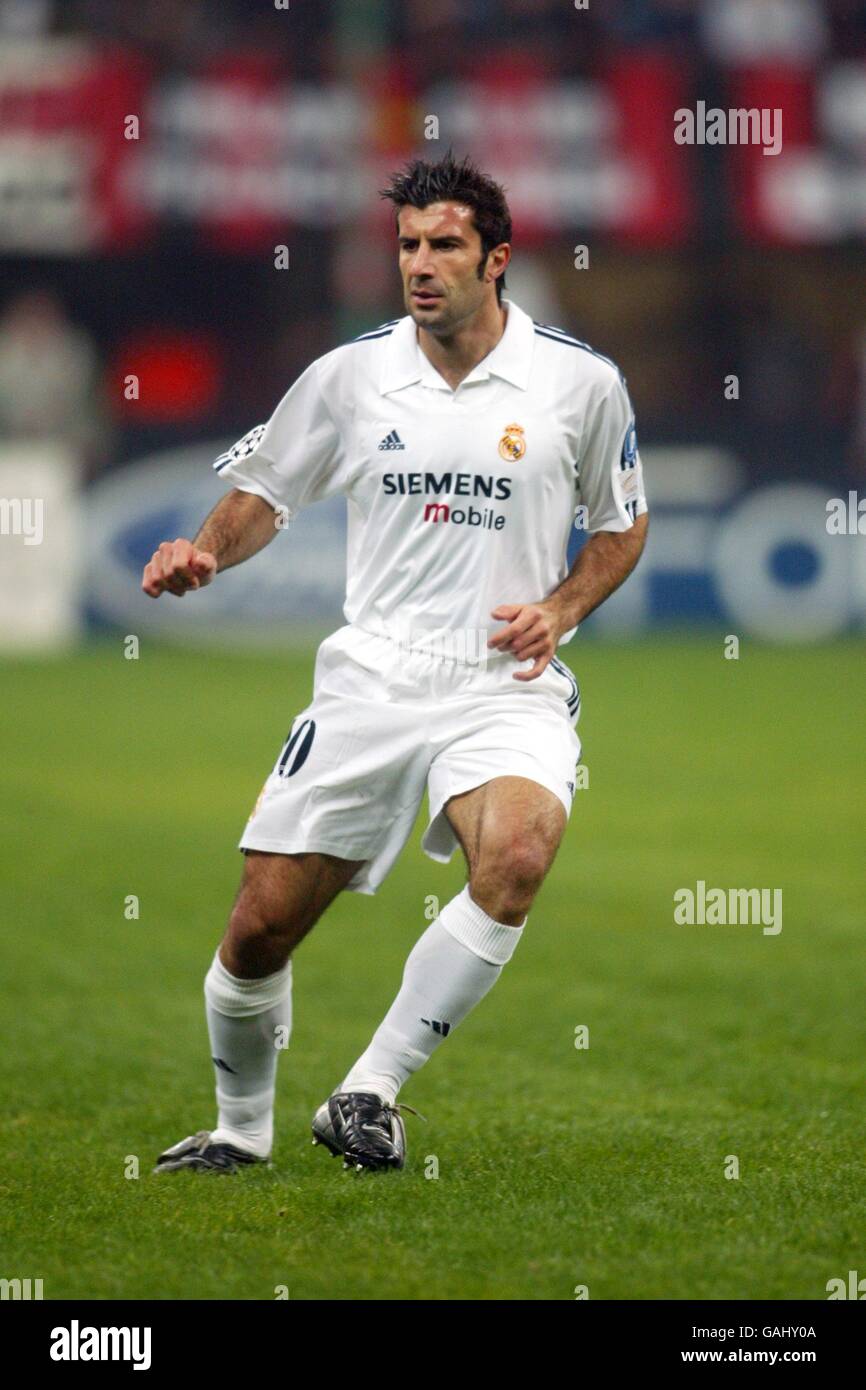 Figo real madrid champions league hi-res stock photography and images ...