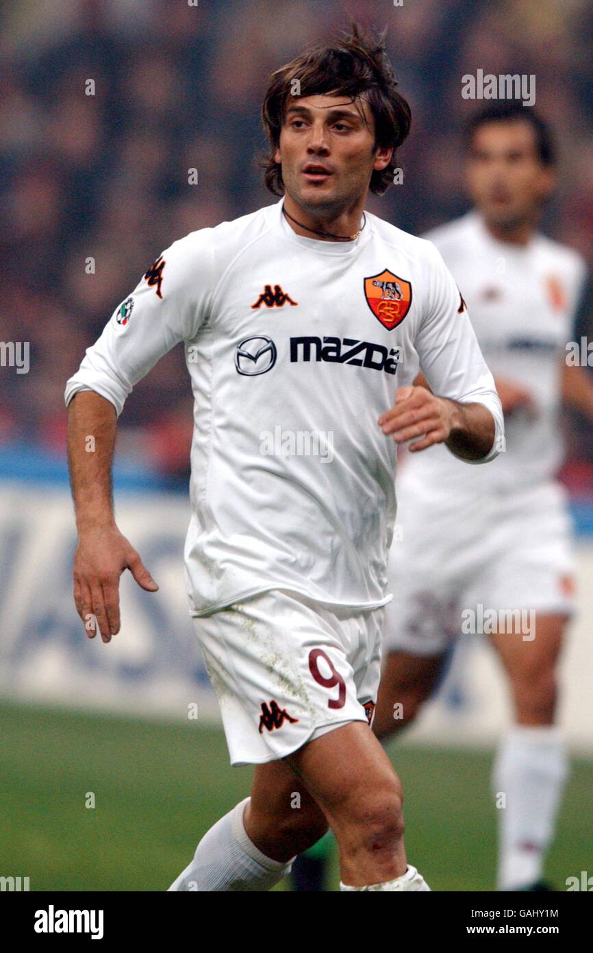 Soccer - Italian Serie A - AC Milan v Roma. Vincenzo Montella, Roma ...