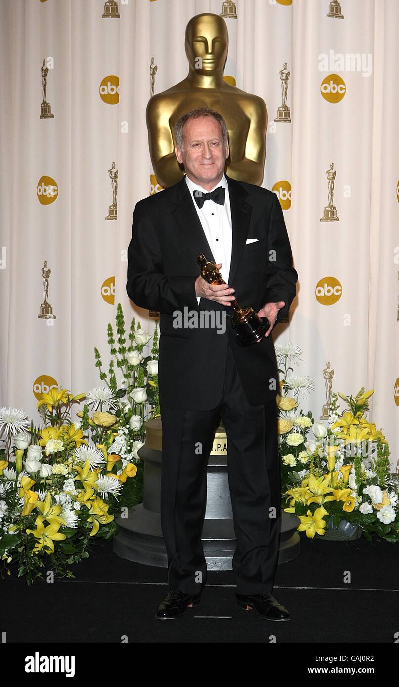 Robert Elswit with the award for chievement in Cinematography received ...