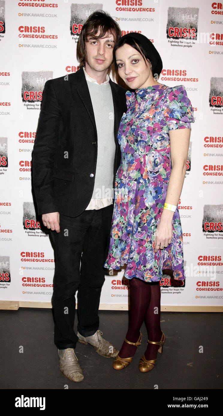 Organiser of the charity concert 'Crisis Consequences' Pearl Lowe ...