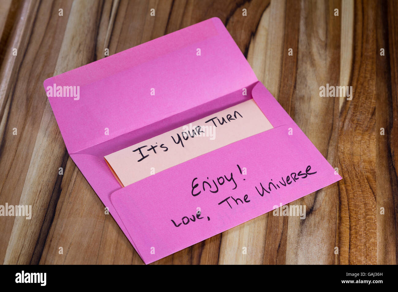 concept for a self esteem building exercise using an envelope and a ...