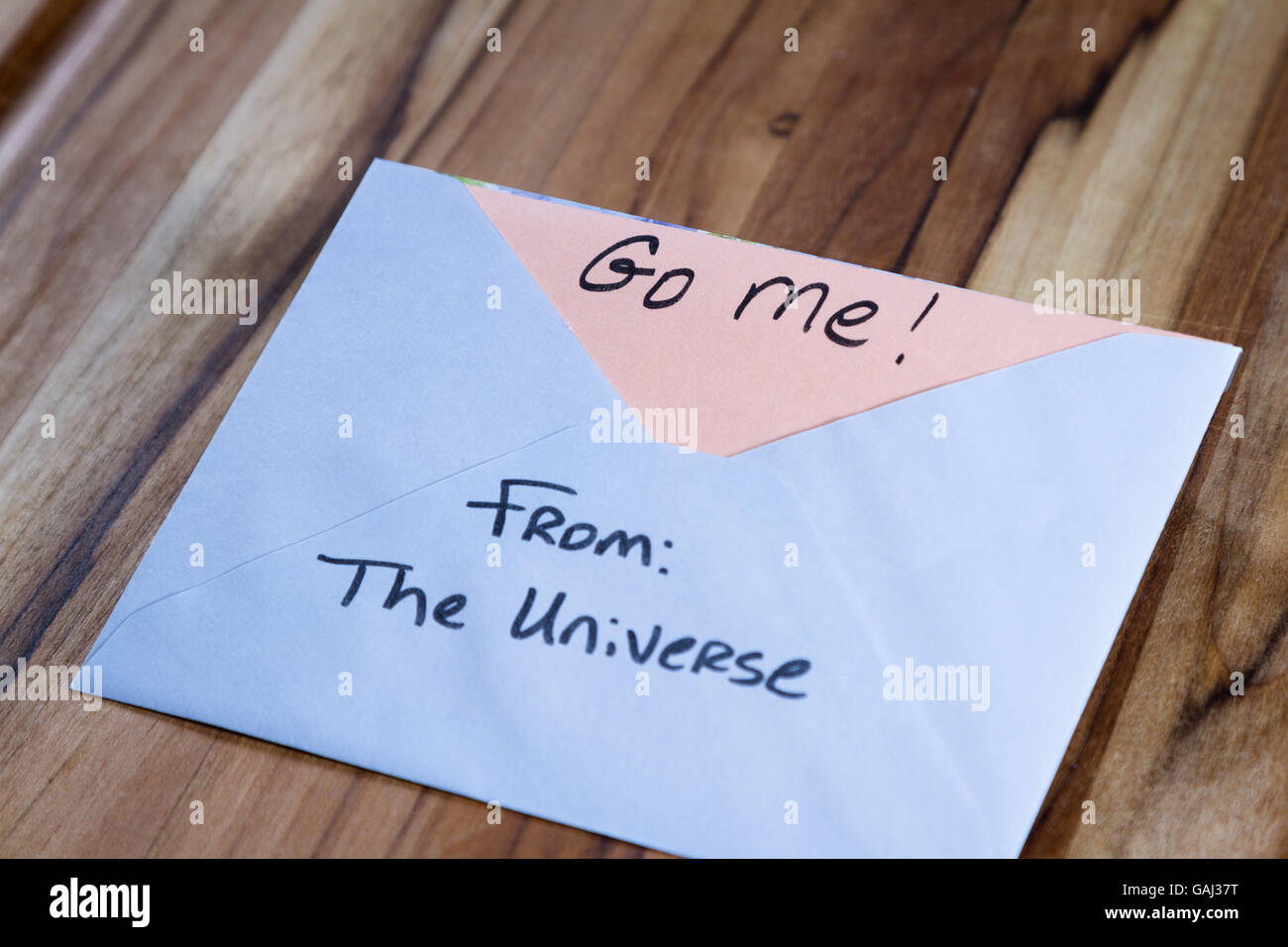 concept for a self esteem building exercise using an envelope and a ...