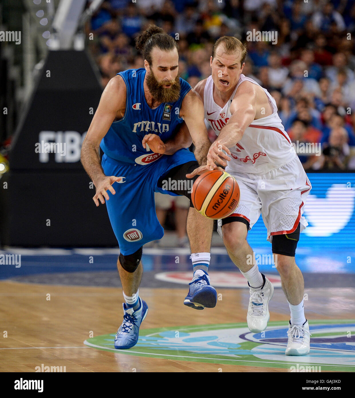 Turin, Italy. 04th July, 2016. Luigi Datome and Michael Brandon Roll ...