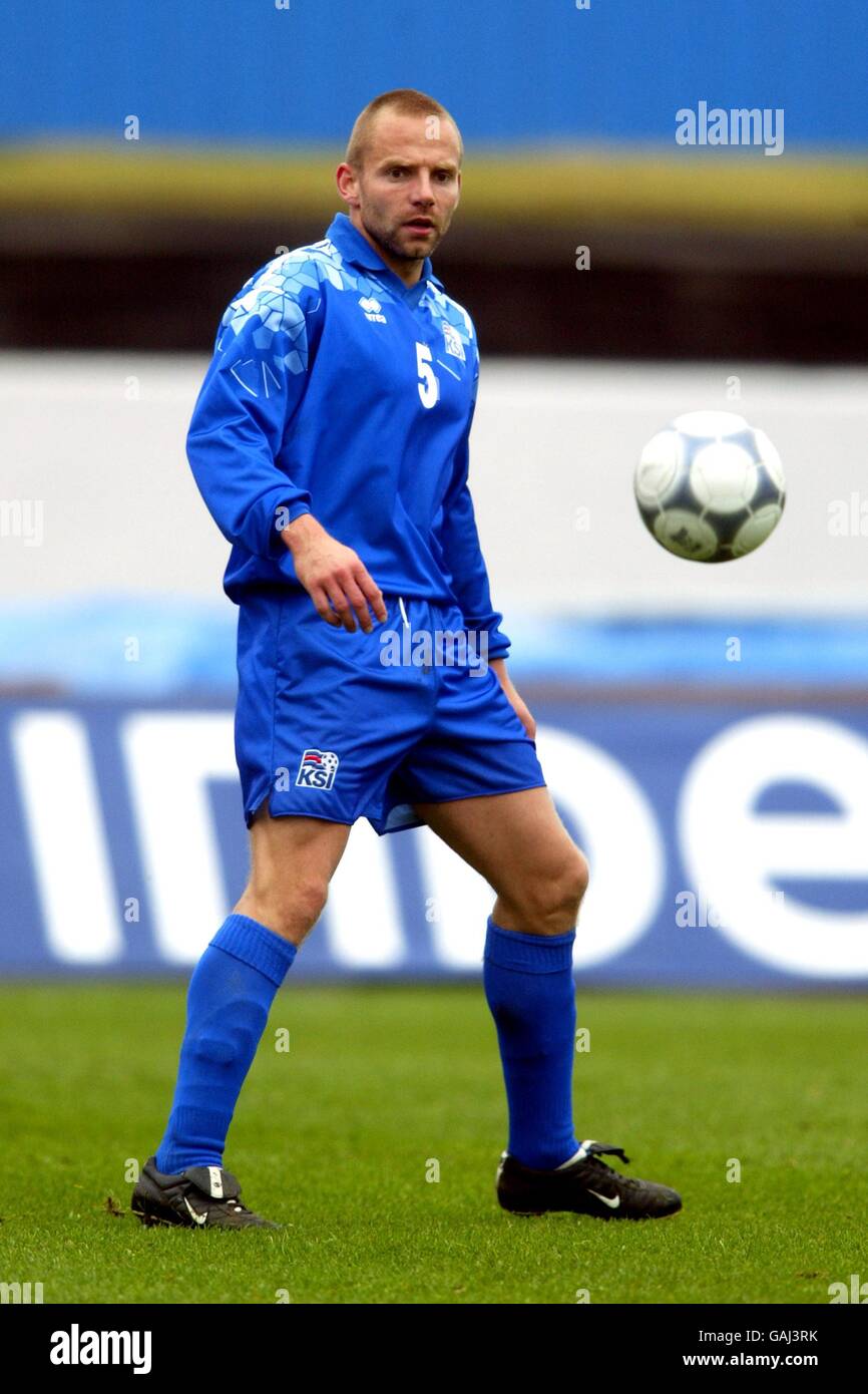 Soccer european championships 2004 qualifier group five iceland v ...
