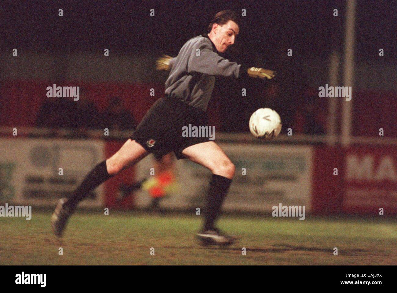 SEMI-PRO INTERNATIONAL SOCCER. DAVID MORGAN WALES Stock Photo - Alamy
