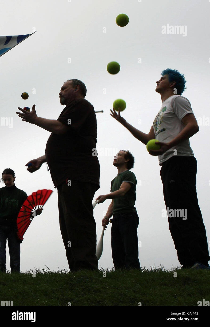 Scottish Juggling Convention Stock Photo - Alamy