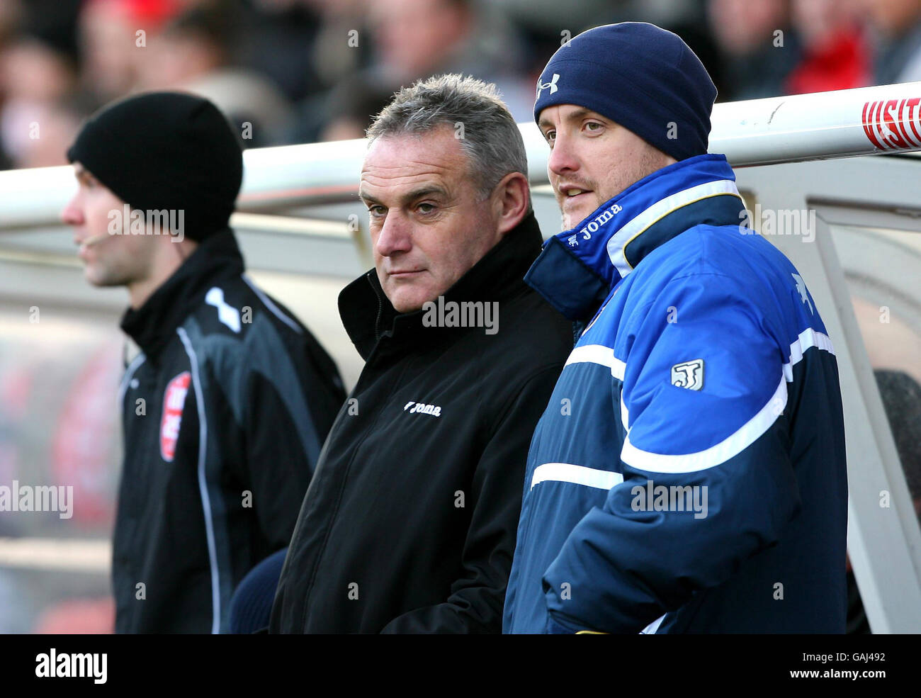 Cardiff city manager dave jones coca cola championship match britannia ...