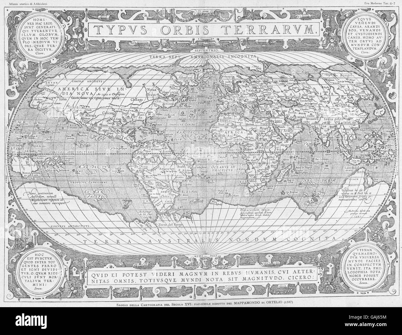 Ortelius map hi-res stock photography and images - Alamy
